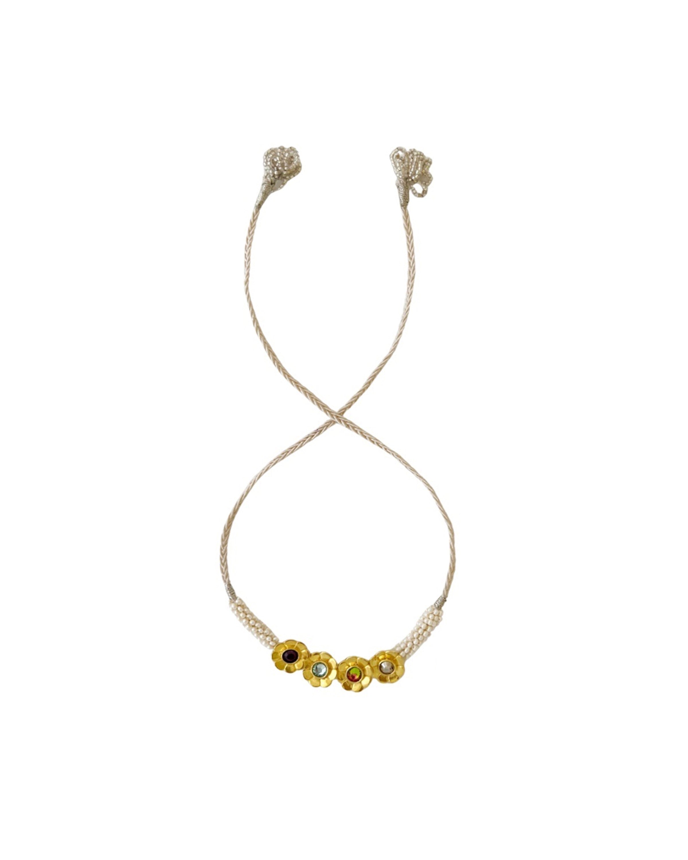 Sunehri Phool Rakhi – Radhika Agrawal Jewels